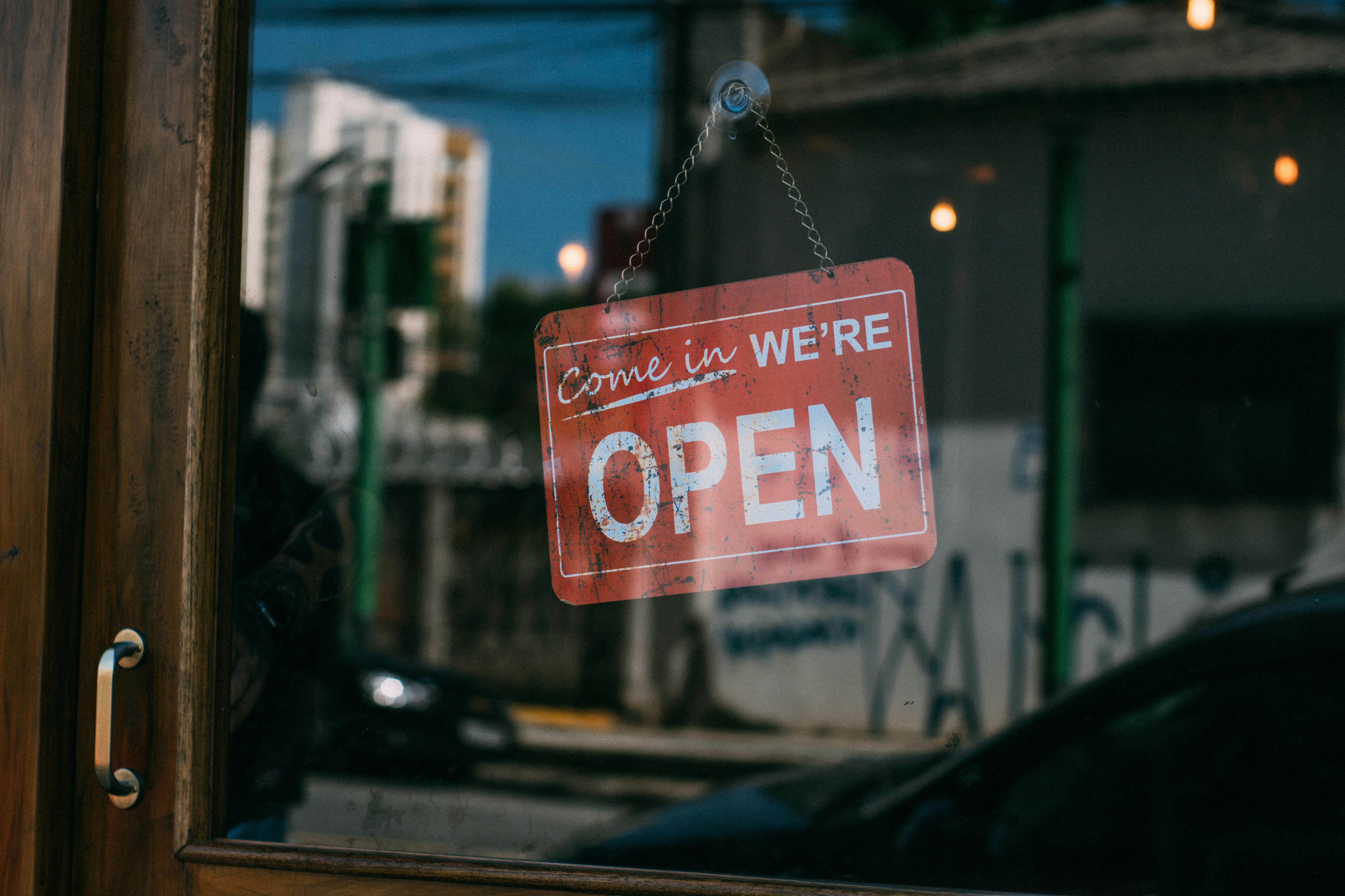 Free stock photos of open sign · Pexels